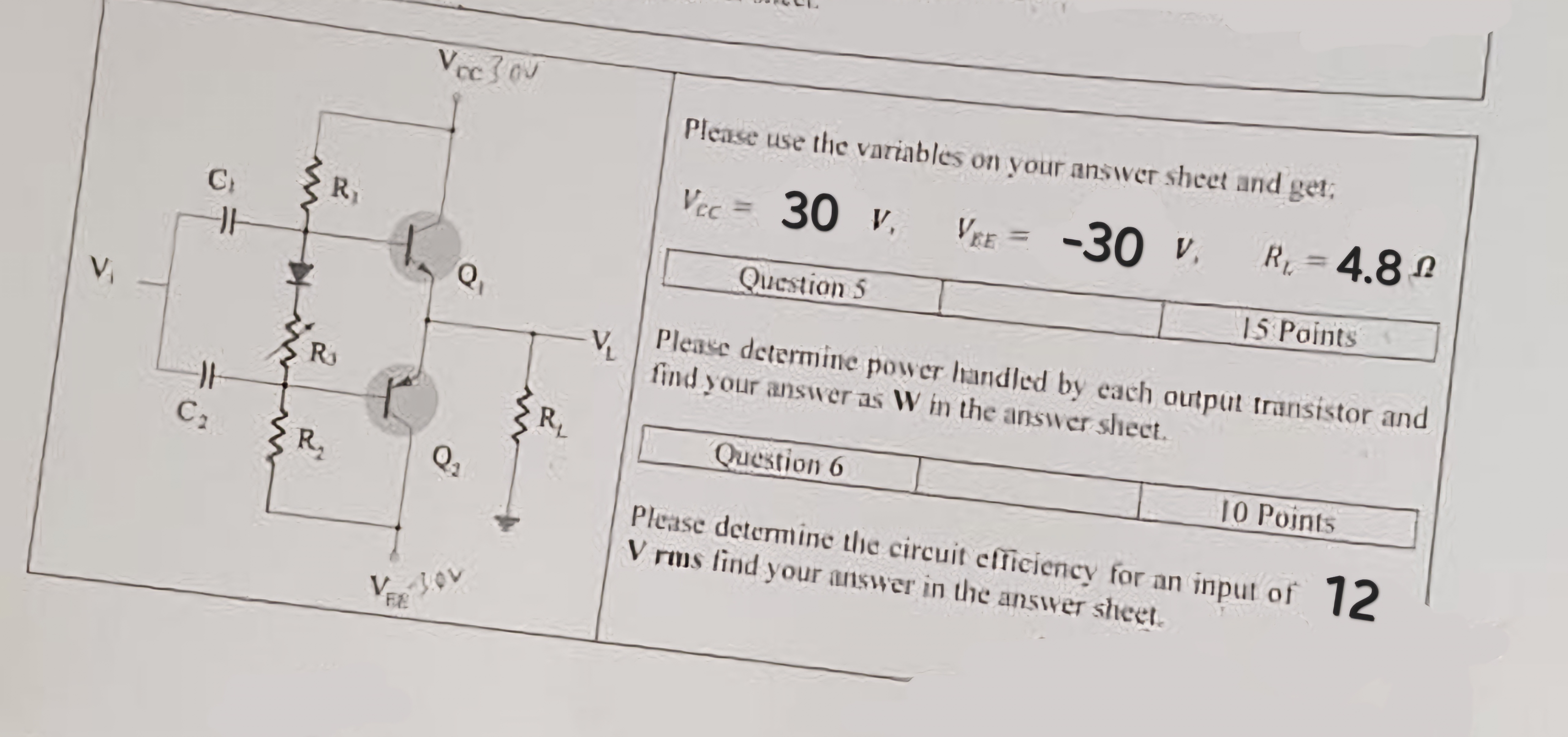 Solved Please use the variables and get: | Chegg.com