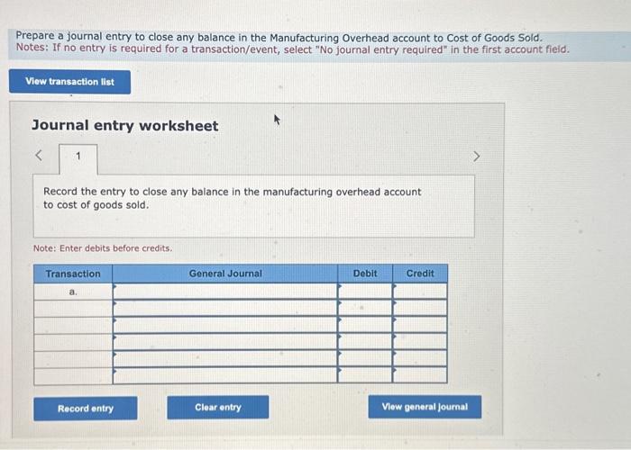 Solved Required: 1. Prepare journal entries to record the | Chegg.com