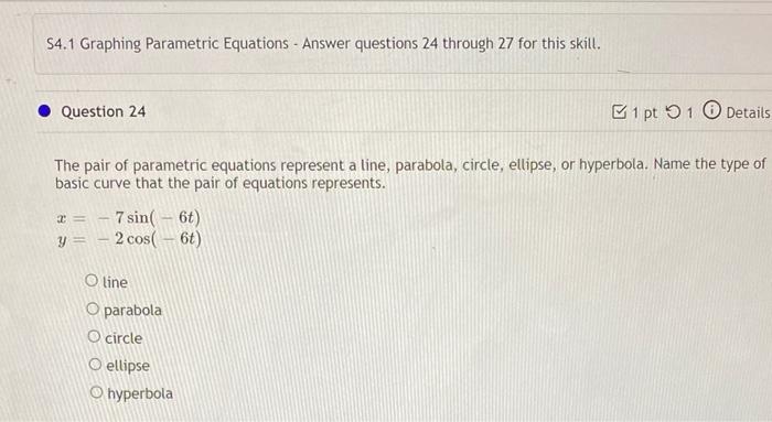 Solved S4.1 Graphing Parametric Equations - Answer questions | Chegg.com