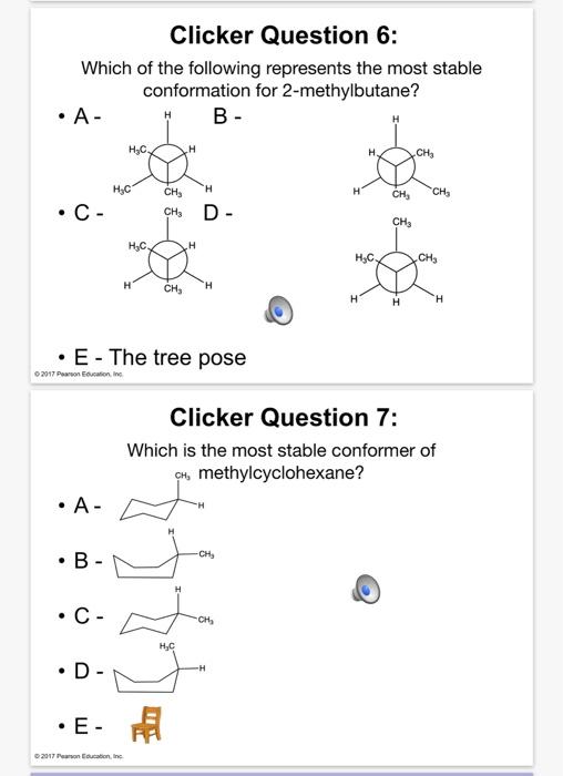 Solved Clicker Question 6: Which of the following represents | Chegg.com