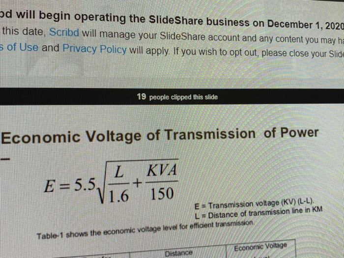 Solved from this equation , find the exonomic voltage of | Chegg.com