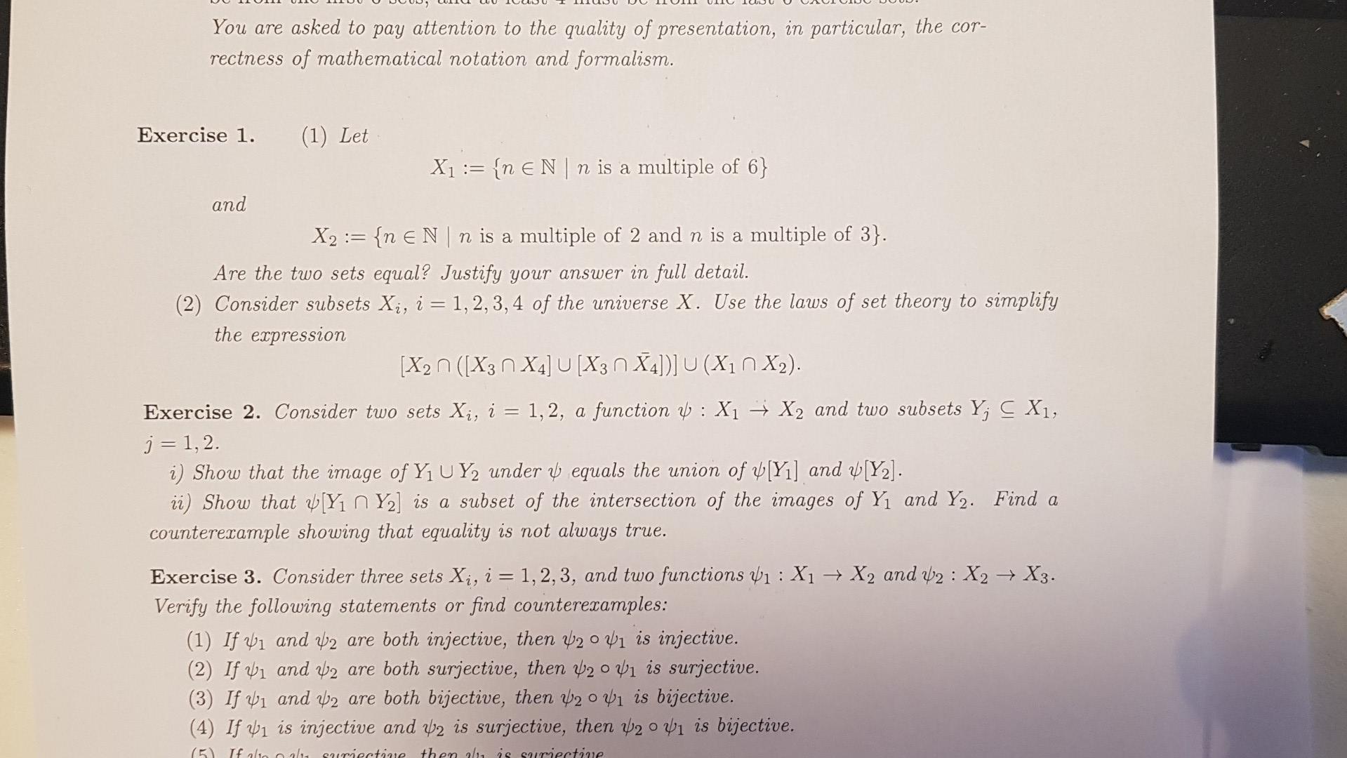 Solved You are asked to pay attention to the quality of | Chegg.com