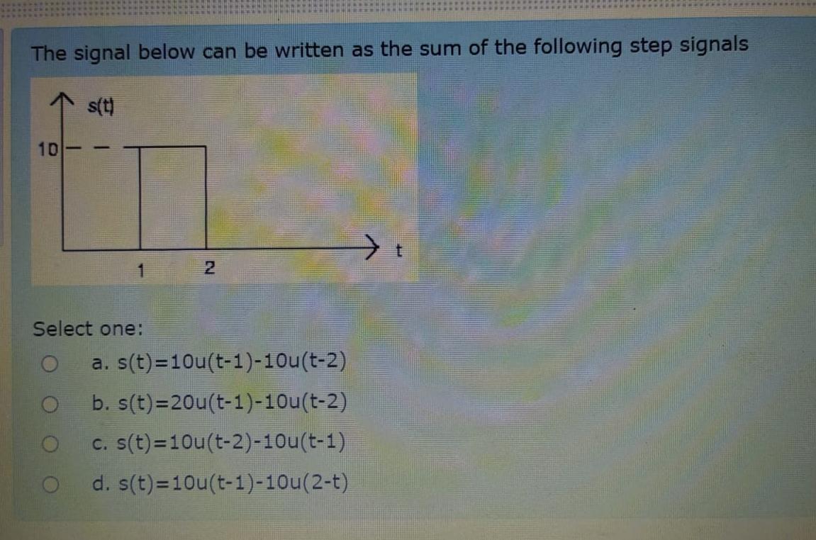 Solved The signal below can be written as the sum of the | Chegg.com