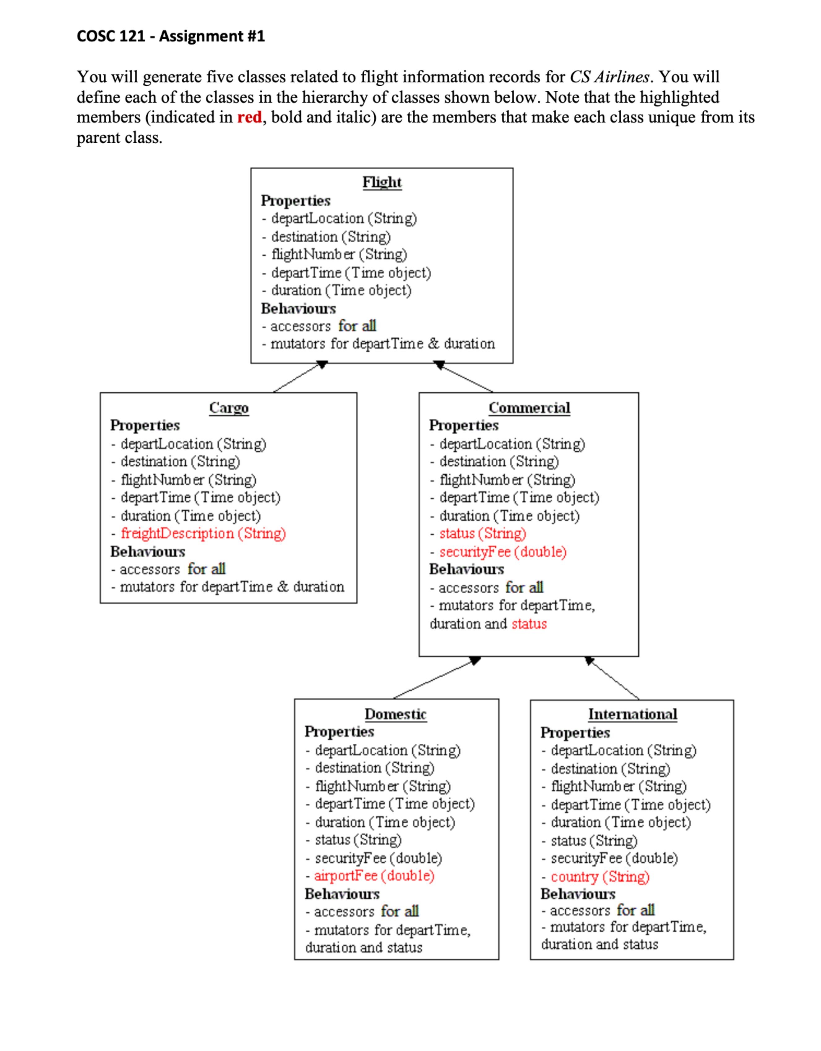 Solved A Flight represents a generic record of information | Chegg.com