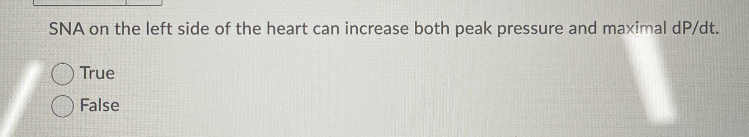 Solved SNA on the left side of the heart can increase both | Chegg.com