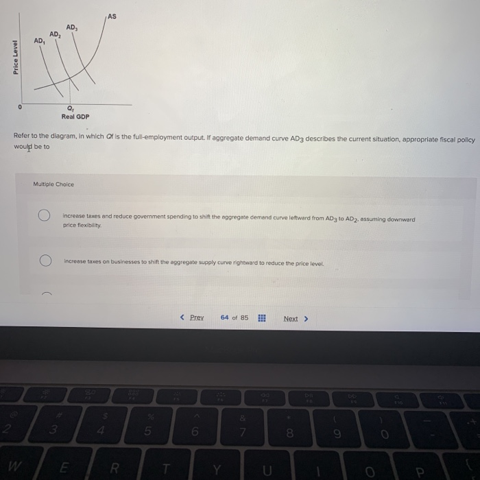 Solved 40, 40, 40, Price Level Real GDP Refer to the | Chegg.com