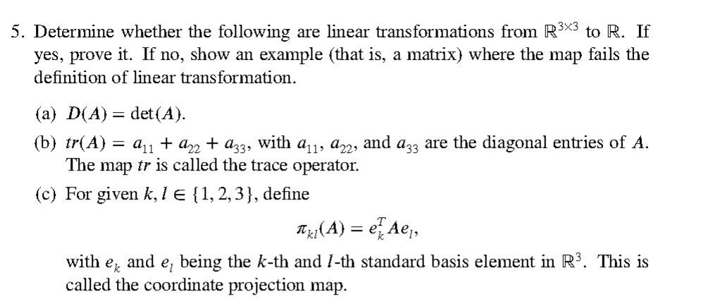 Solved Determine whether the following are linear | Chegg.com