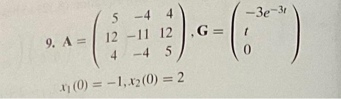 Solved Please solve the problem with the initial conditions | Chegg.com