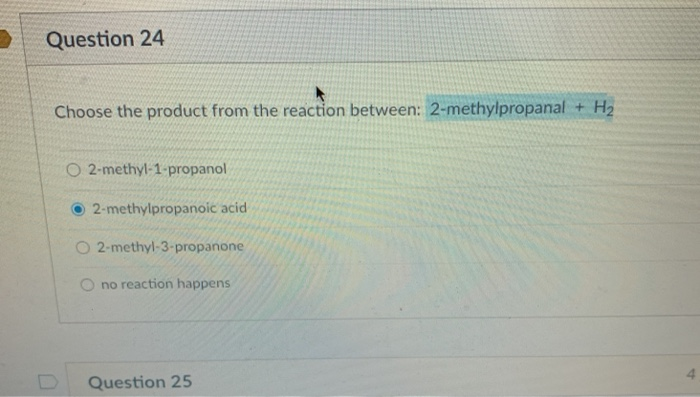 Solved what is the product of the reaction between | Chegg.com