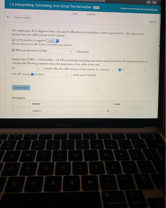 Solved 1.5 Interpreting, Estimating, And Using The | Chegg.com