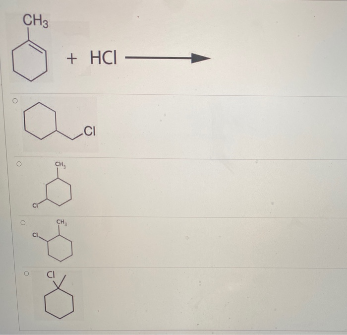 Solved CH3 + HCI CI CH CH C! | Chegg.com