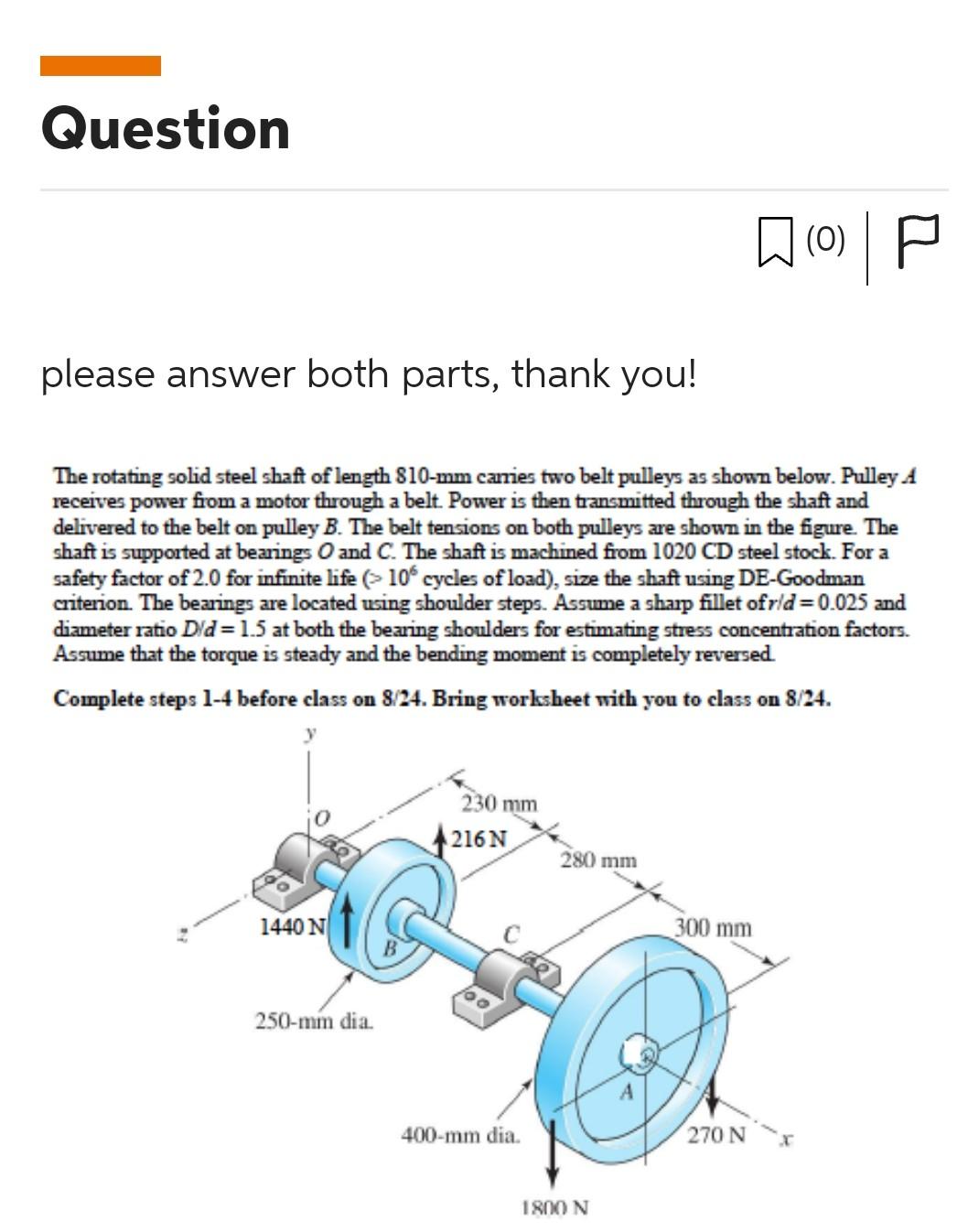 Solved please answer both parts, thank you! The rotating | Chegg.com