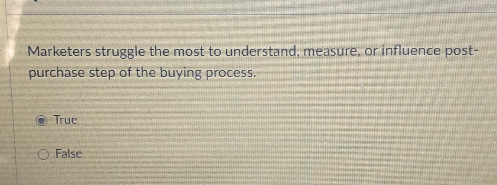 Solved Marketers struggle the most to understand, measure, | Chegg.com