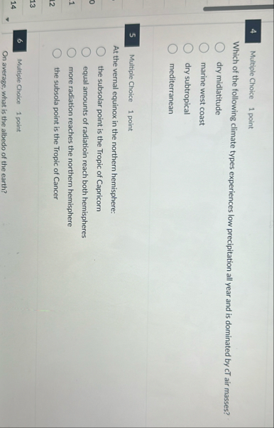 Solved 4Multiple Choice1 ﻿pointWhich of the following | Chegg.com