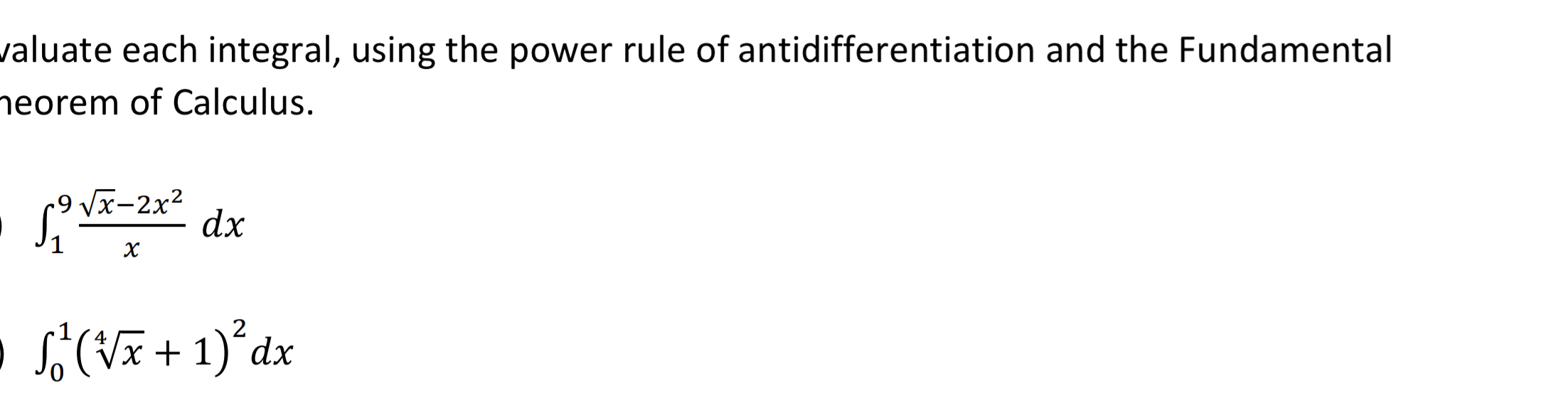 Solved Evaluate each integral, using the power rule of | Chegg.com