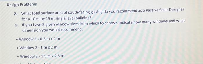 Solved Design Problems 8. What total surface area of | Chegg.com