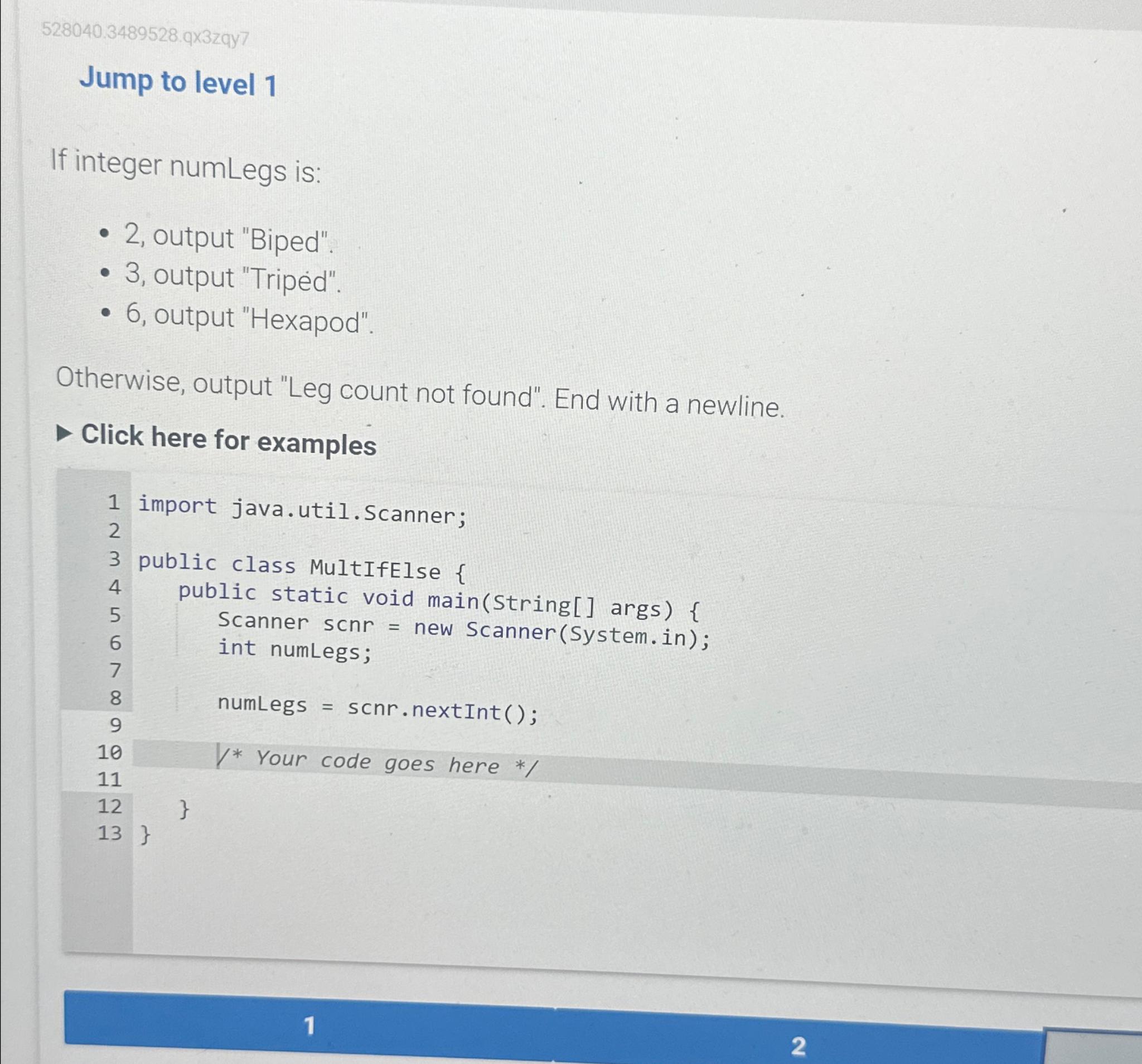 Solved 528040.3489528.qx3zqy7Jump to level 1If integer | Chegg.com