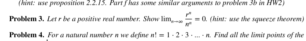Solved Problem 3. ﻿Let r ﻿be a positive real number. Show | Chegg.com
