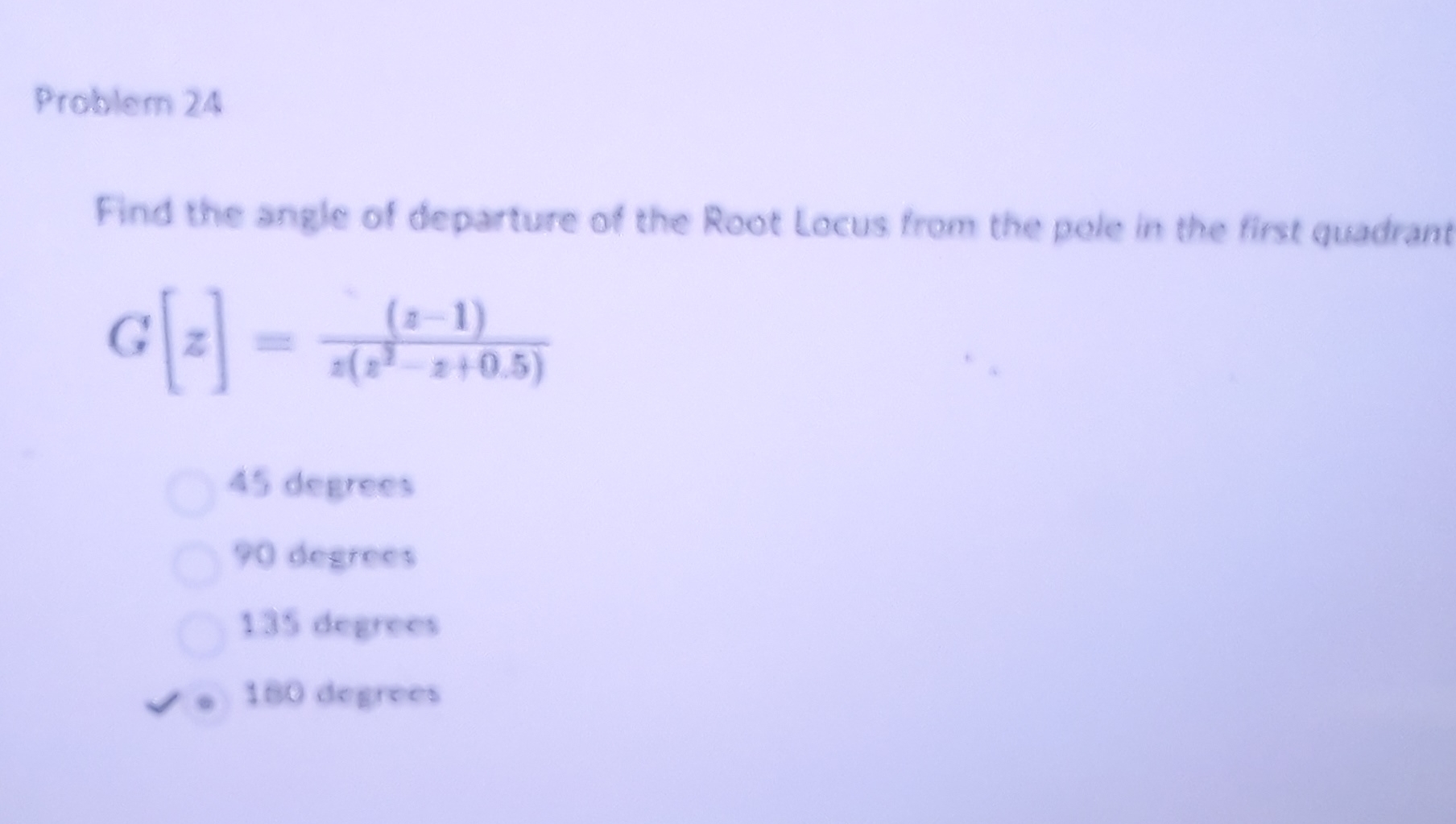 Solved Problem 24Find the angle of departure of the Root | Chegg.com