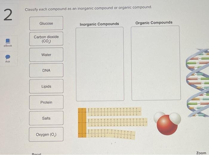 Solved Classify each compound as an inorganic compound or | Chegg.com