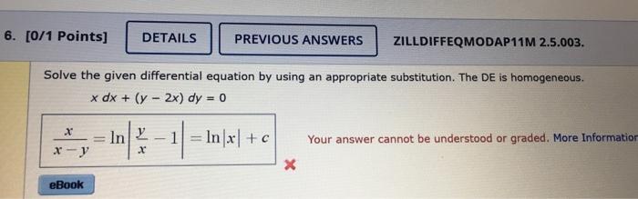Solved Solve the given initial-value problem. (x + y)2 dx + | Chegg.com