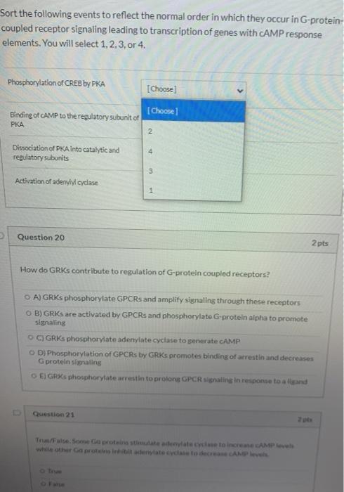 Solved Sort the following events to reflect the normal order | Chegg.com