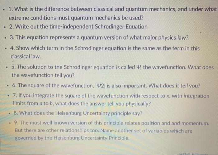 Solved • 1. What is the difference between classical and | Chegg.com