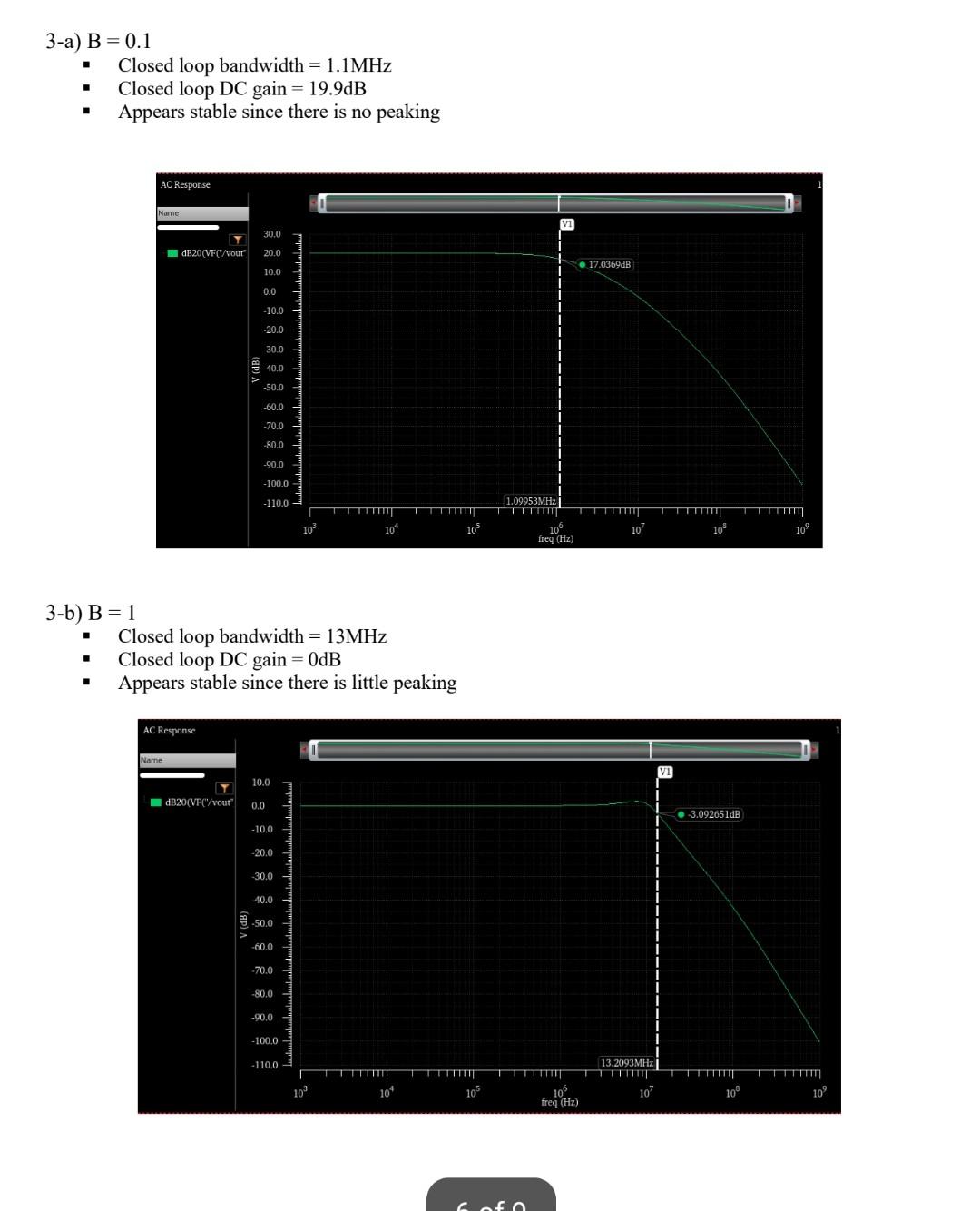 3−c)B=10 - Closed loop bandwidth =45.6MHz - Closed | Chegg.com