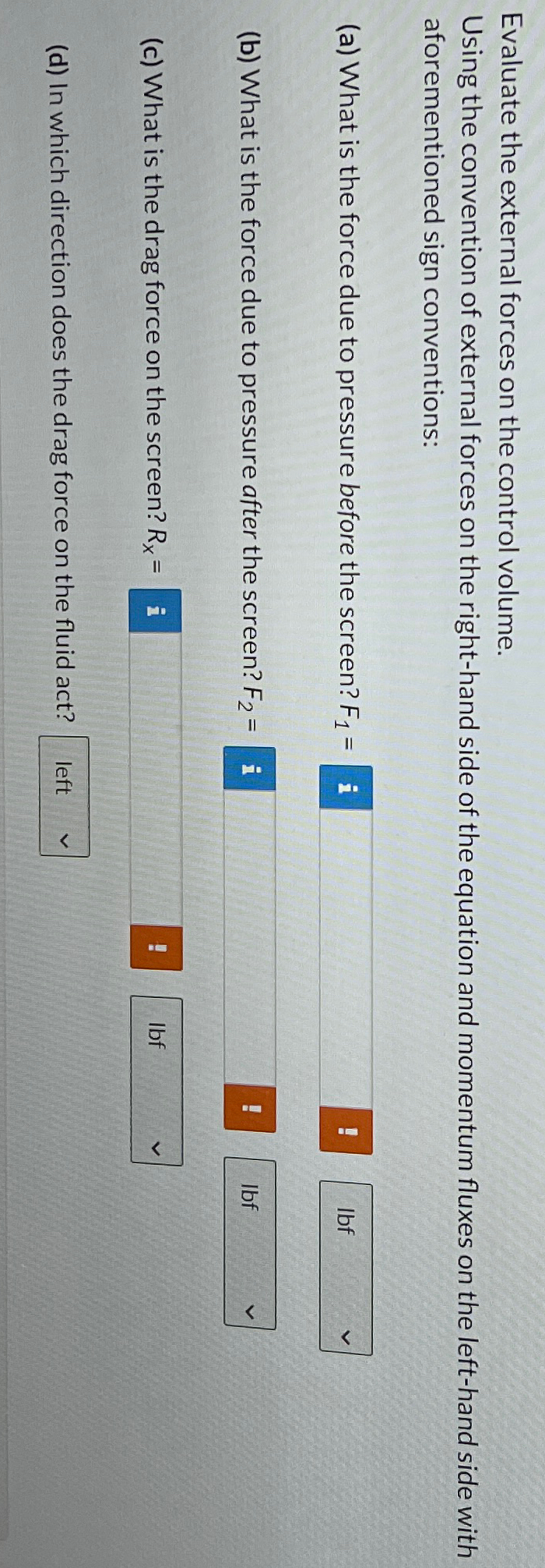 Solved A variable mesh screen produces a linear and | Chegg.com