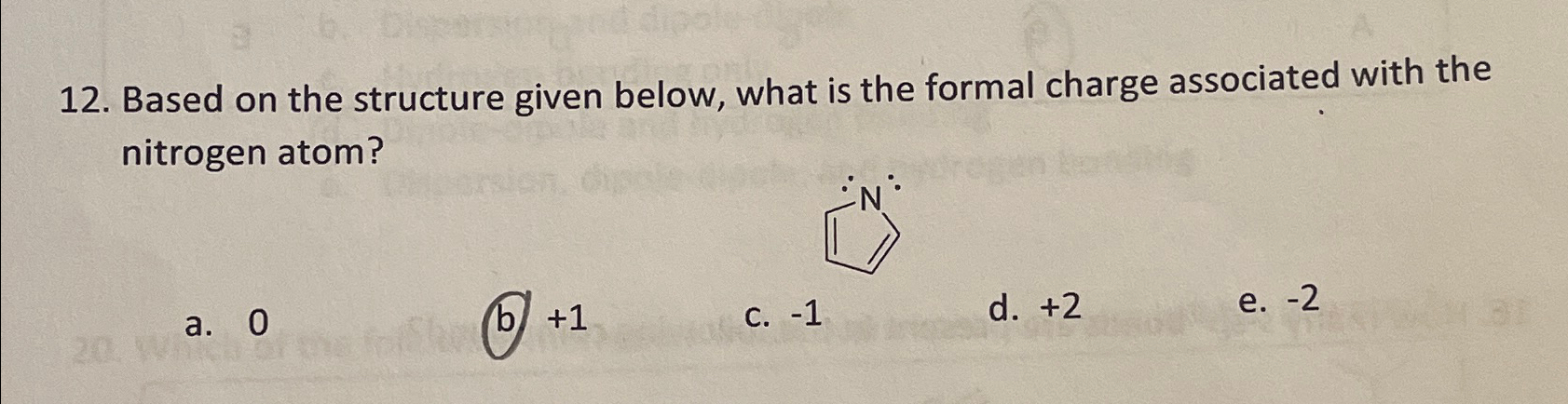 Solved Based on the structure given below, what is the | Chegg.com