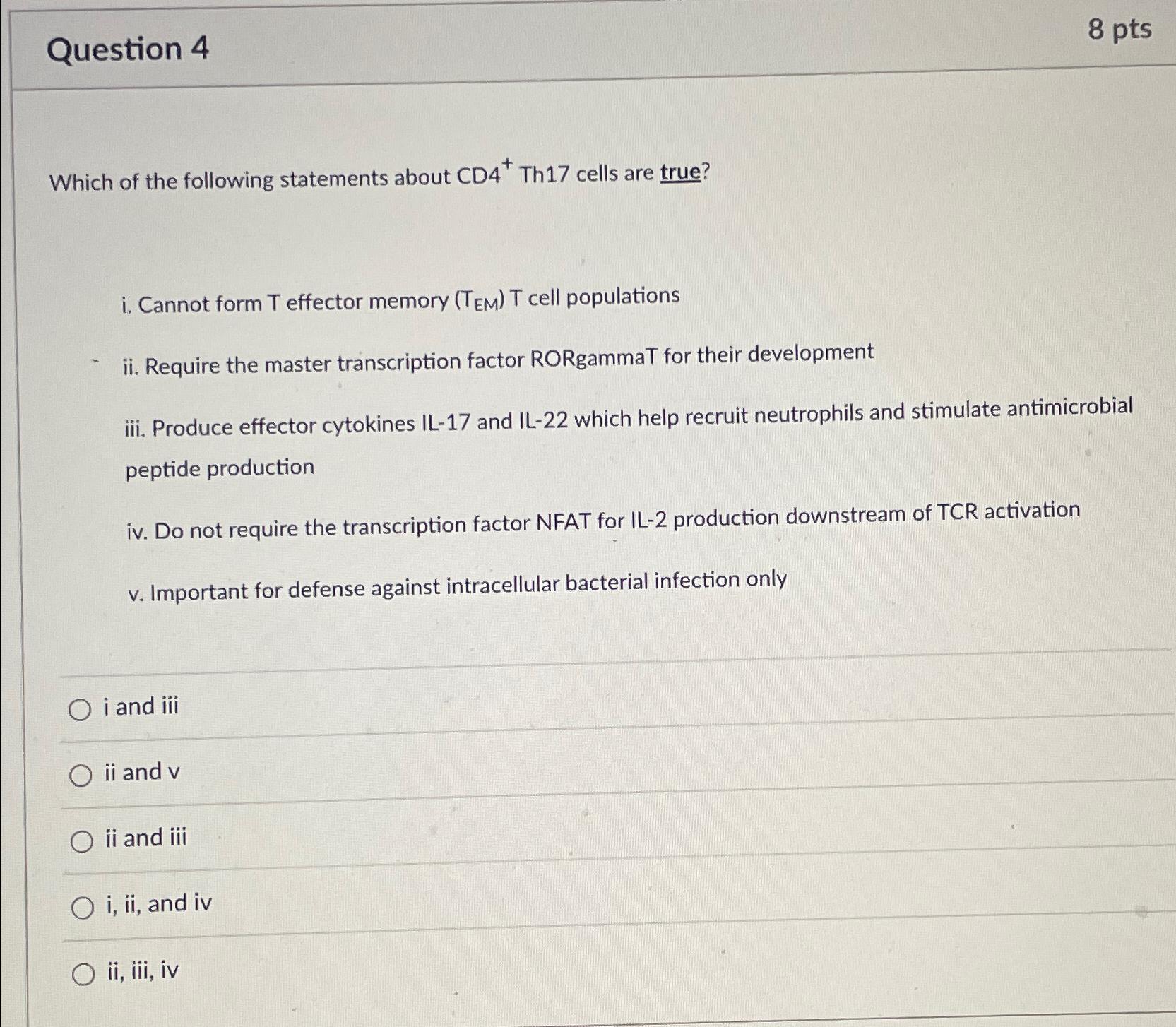 Solved Question 48 ﻿ptsWhich of the following statements | Chegg.com