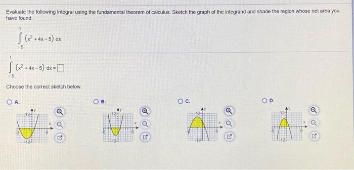 Solved Evaluate the following integral using the fundamental | Chegg.com