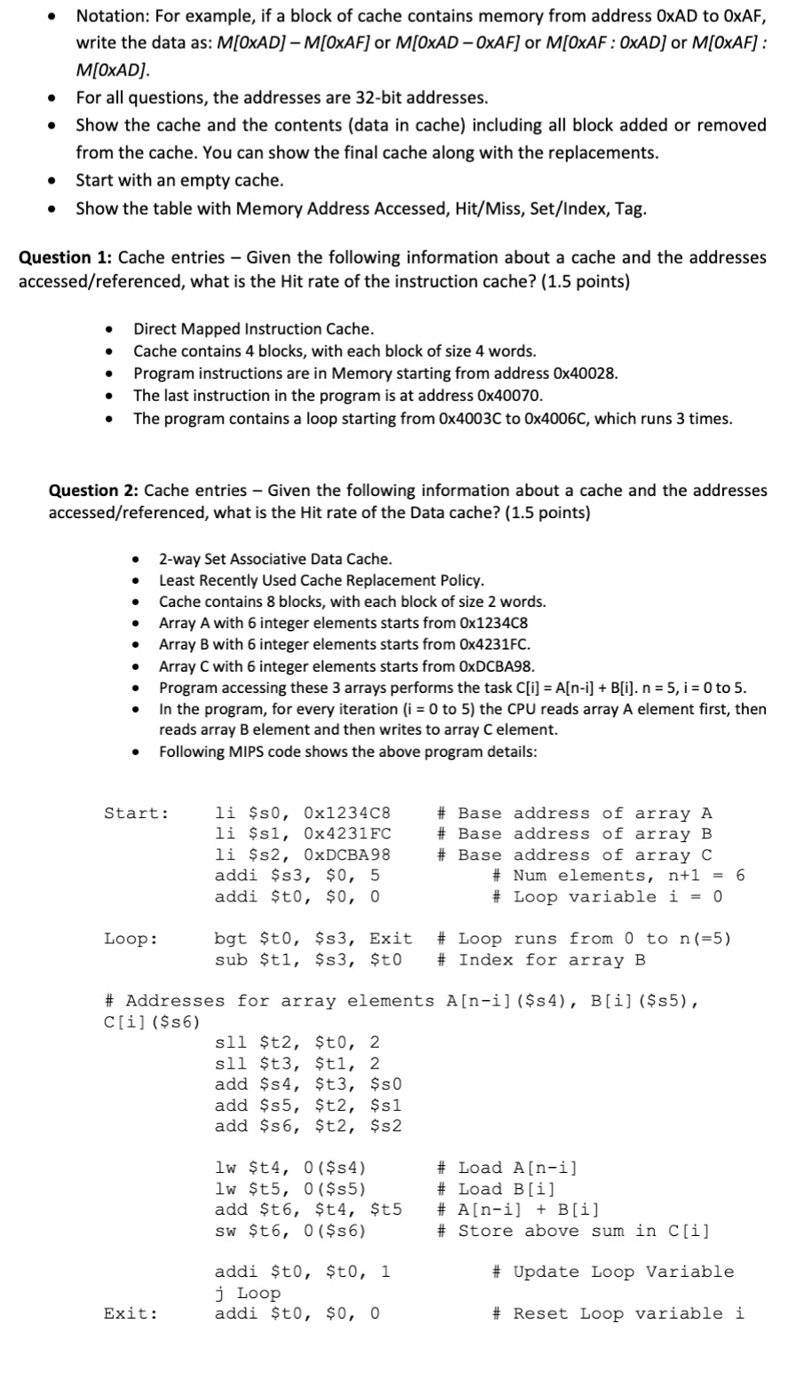 Solved Please answer question 1 ﻿and 2 ﻿with 100% ﻿accurate | Chegg.com