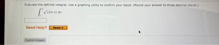 Solved Evaluate the definite integral. Use a graphing | Chegg.com