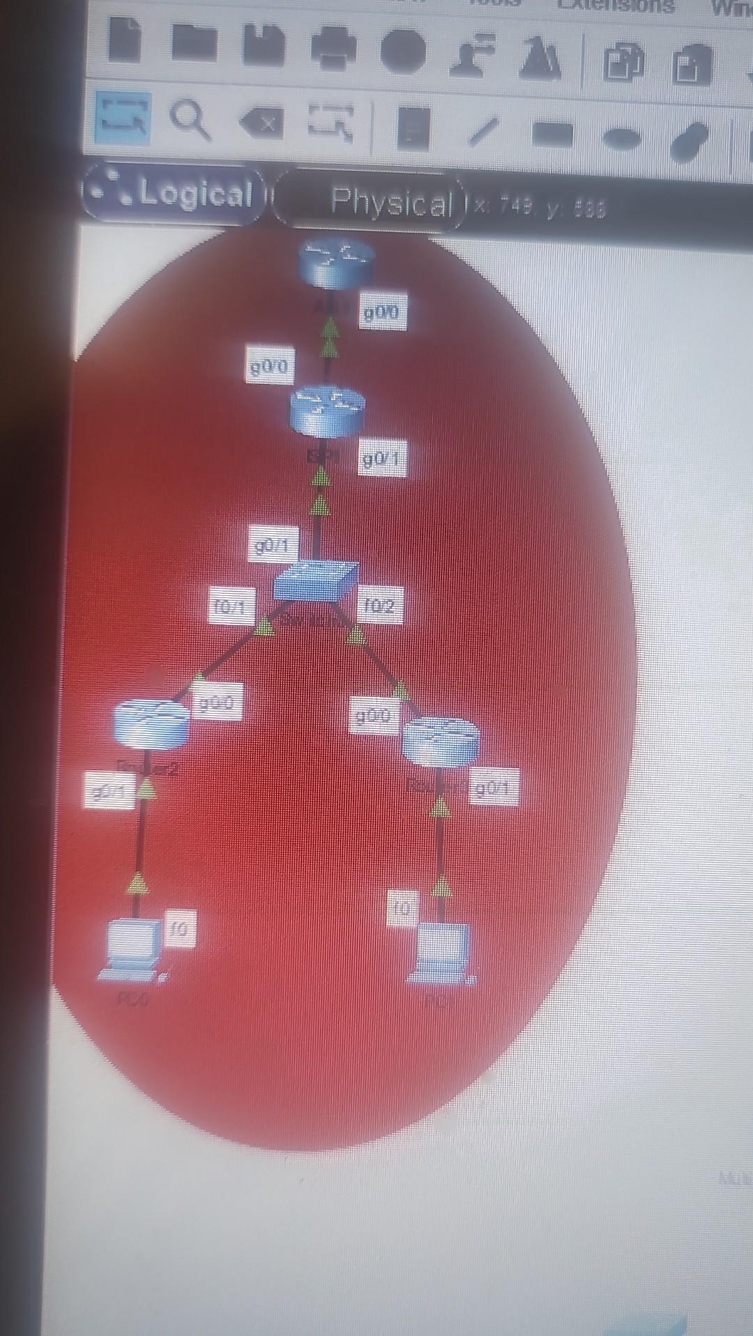Solved how do I connect isp1 and router 2 so I can ping back | Chegg.com