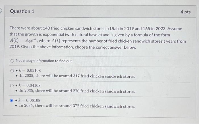Solved O Question 1 There were about 140 fried chicken | Chegg.com Solved O Question 1 There were about 140 fried chicken | Chegg.com