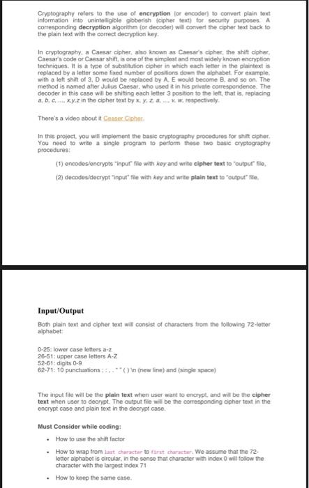 Solved Cryptography relers to the use of encryption for | Chegg.com