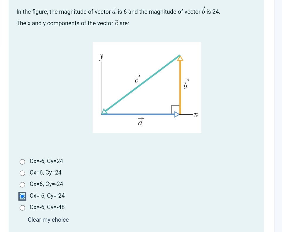Solved In the figure, the magnitude of vector vec(a) ﻿is 6 | Chegg.com