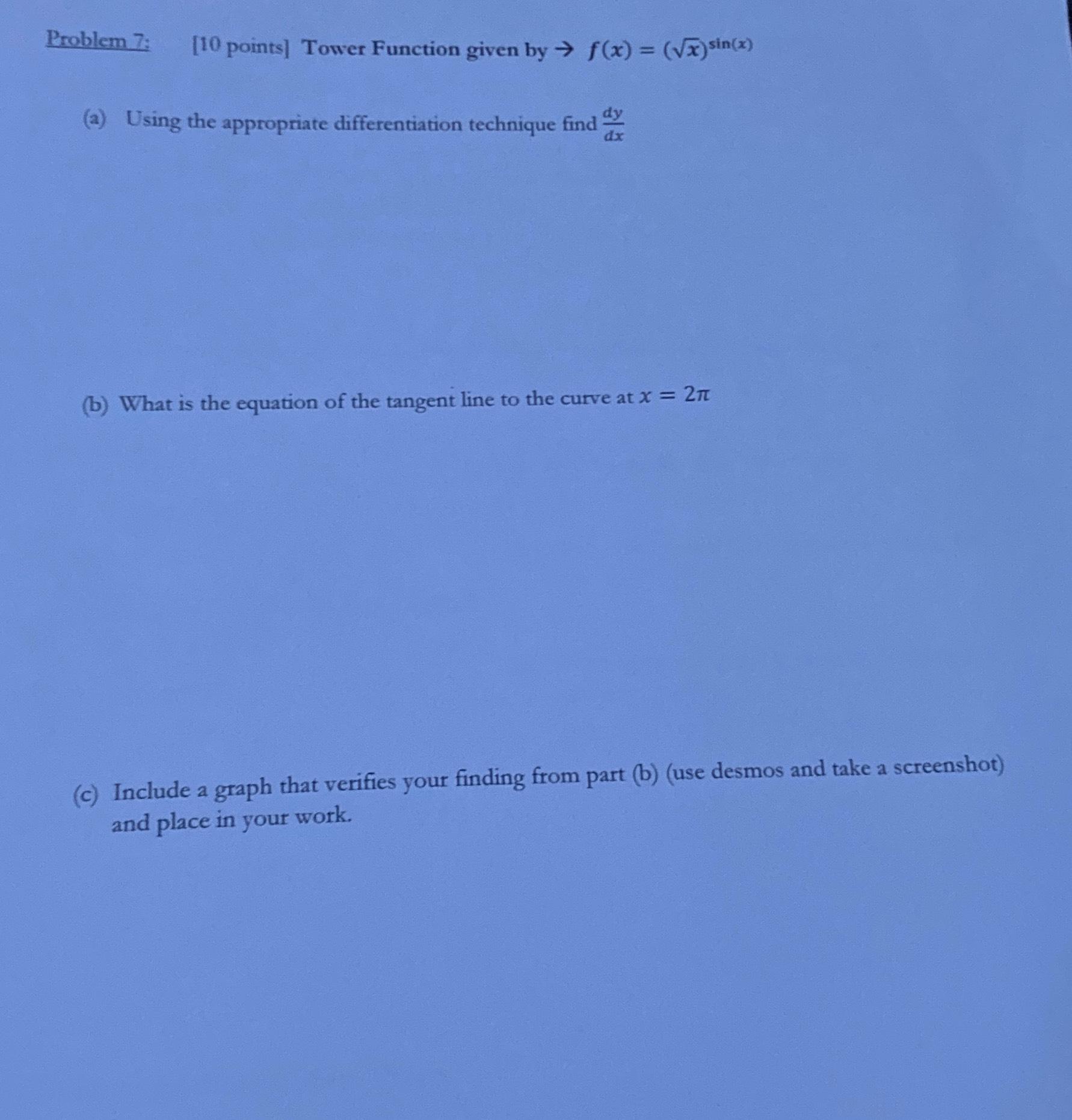 Solved Tower Function given by →f(x)=(x2)sin(x)(a) ﻿Using | Chegg.com