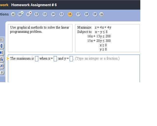 Solved Use graphical methods to solve the linear programming | Chegg.com