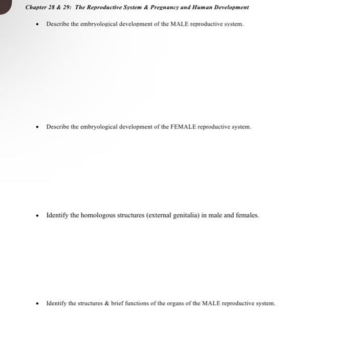 Solved - Identify the structures & brief functions of the | Chegg.com