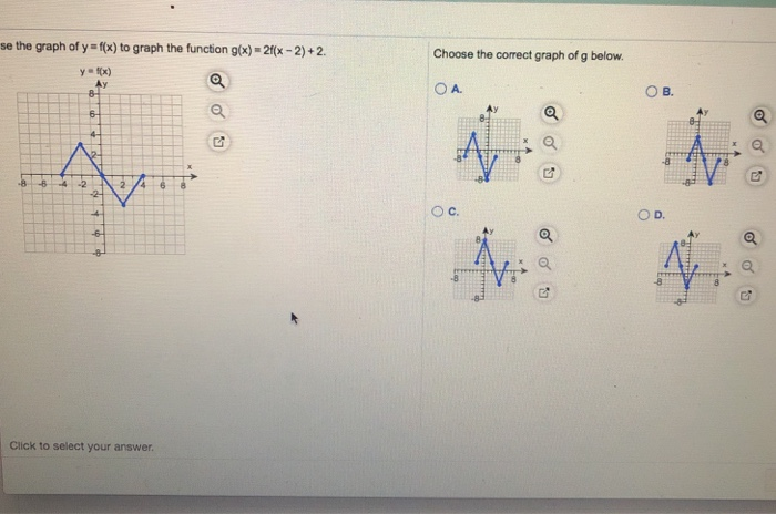 Solved se the graph of y= f(x) to graph the function g(x) | Chegg.com