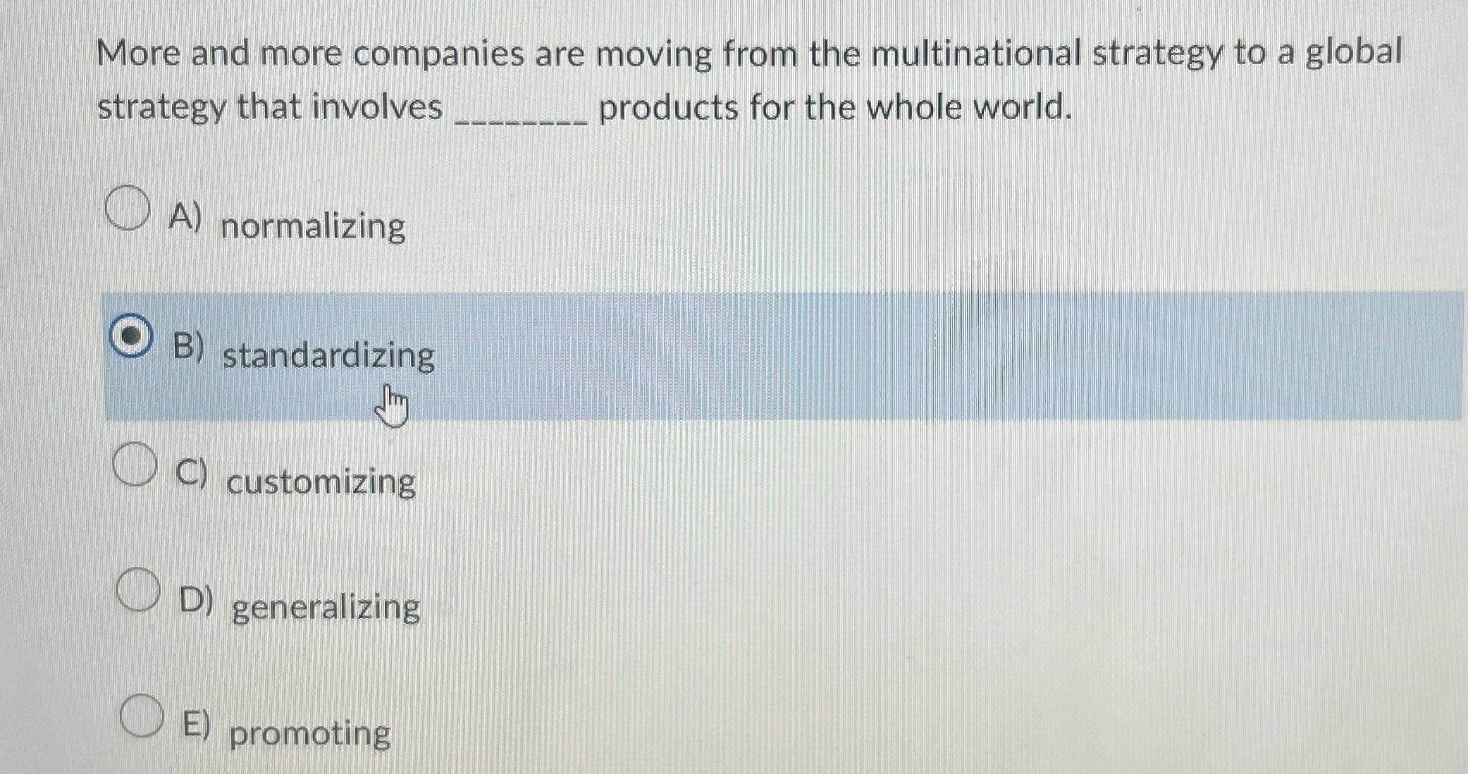 Solved More and more companies are moving from the | Chegg.com