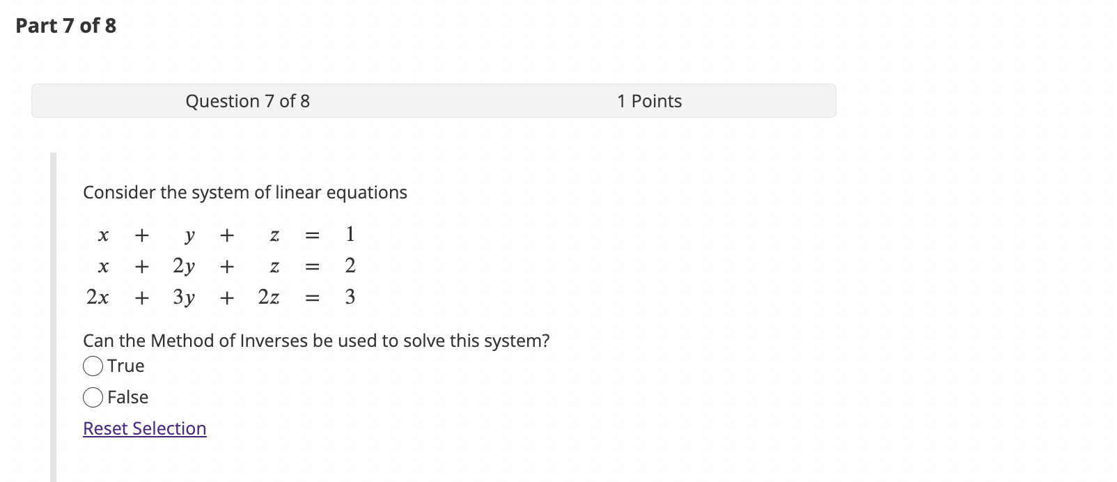 Solved Consider the system of linear | Chegg.com