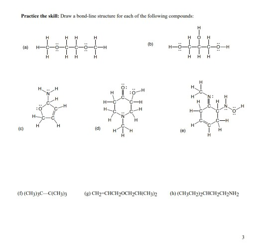 Solved Practice the skill: Draw a bond-line structure for | Chegg.com