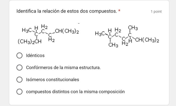 Solved Identify the relationship of these two compounds.a. | Chegg.com