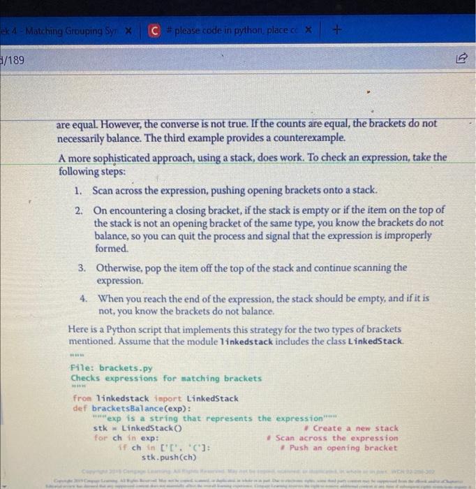 Solved Think about the "Example Application: Matching | Chegg.com