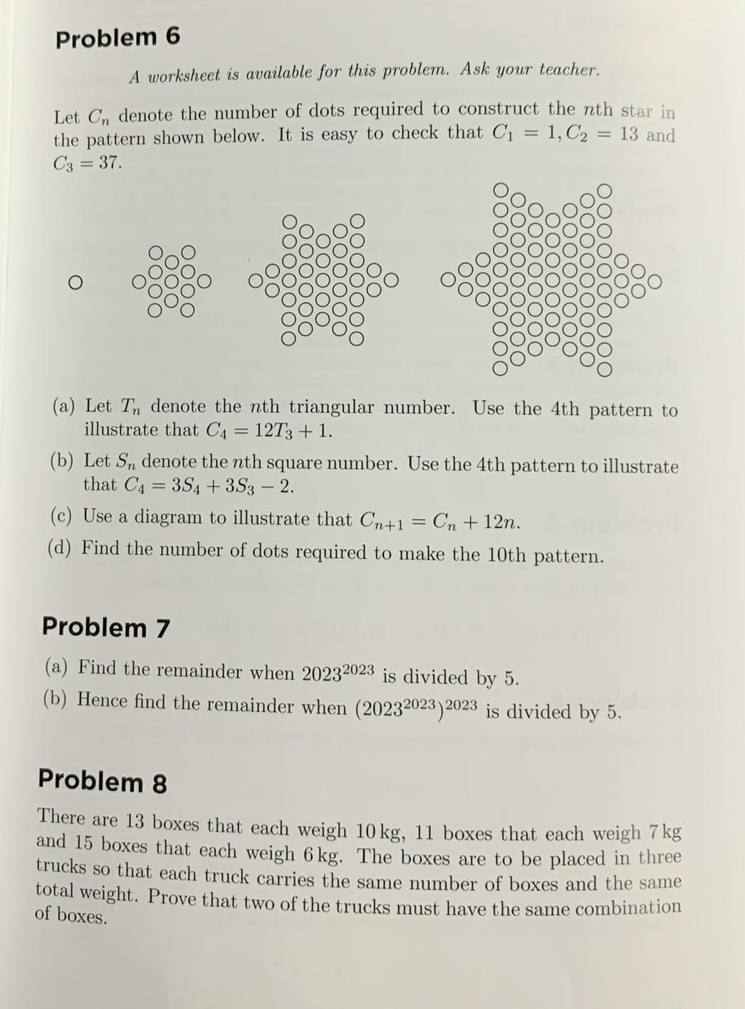 Solved A worksheet is available for this problem. Ask your | Chegg.com
