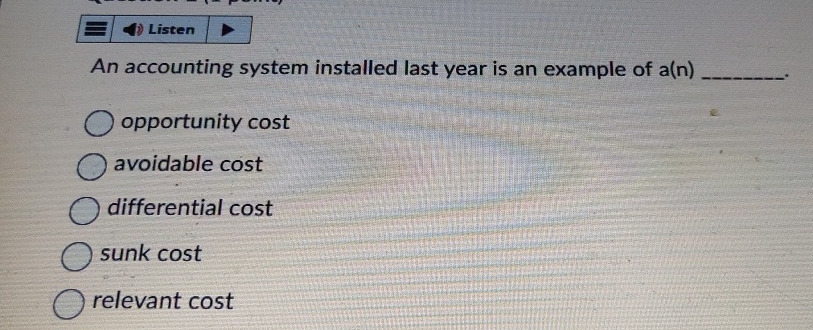 Solved An accounting system installed last year is an | Chegg.com