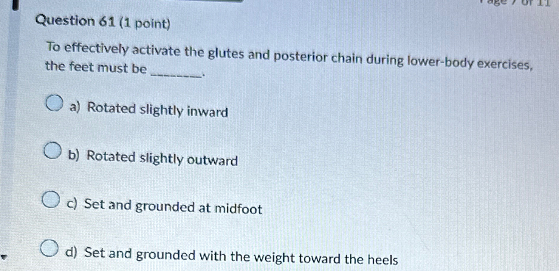 Solved Question 61 (1 ﻿point)To effectively activate the | Chegg.com